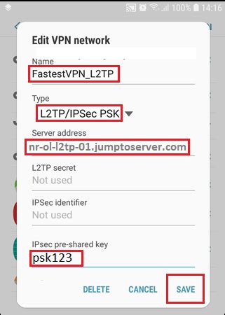 How To Setup FastestVPN Using The L TP Protocol On Android