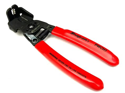 Snap On Tools Usa Red 7 Inline Wire Strippercutter 10 Awg20 Awg