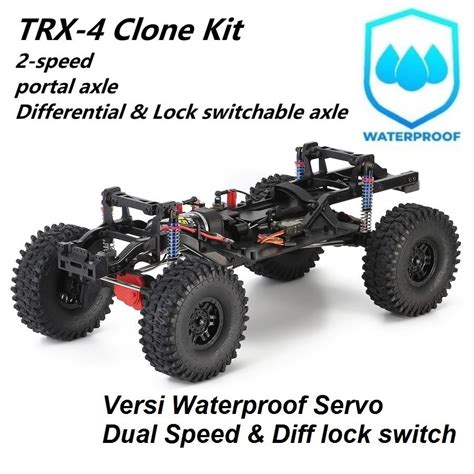 Jual Injora Trx4 Portal Axle 2 Speed 313mm Chassis Kit 110 Crawler