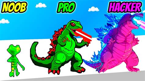 Kaiju Run NOOB Vs PRO Vs HACKER YouTube
