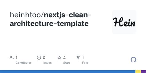 Github Heinhtoonextjs Clean Architecture Template