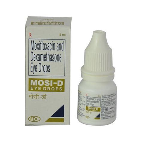 Mosi D Moxifloxacin Dexamethasone Eye Drop At ₹ 2474bottle