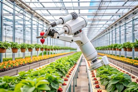 Smart Robotics Analysis Leaf And Foliar Fertilization And Pollination Of Fruits Vegetables