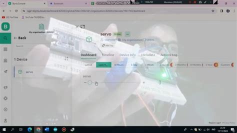 How To Control Servo Motor Using Blynk Iot 20 And Esp32 Servo Motor Control With Blynk Youtube