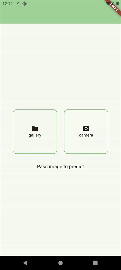 ai powered flutter app for image classification