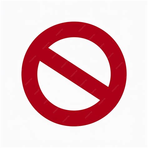 Premium Vector A Circular Symbol With A Diagonal Line Crossing It From The Top Left To The