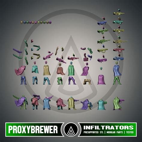 3d Printable Infiltrators By Proxybrewer