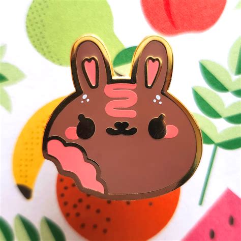 Raspbunny Truffle Pin Appleminte