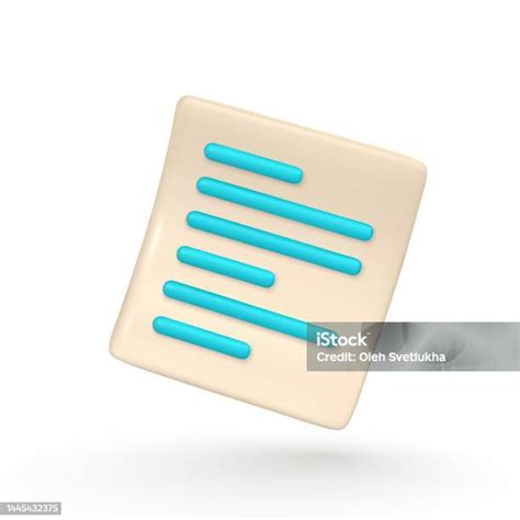 3d 현실적인 문서입니다 종이 시트 비즈니스 아이콘입니다 벡터 그림 3차원 형태에 대한 스톡 벡터 아트 및 기타 이미지 3