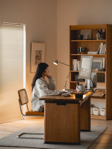 月升书桌 新概念诠释的书桌，开启生活更多可能 普象网