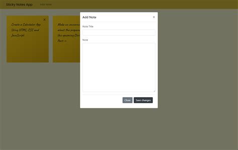 Sticky Notes App Using Php With Source Code Sourcecodester