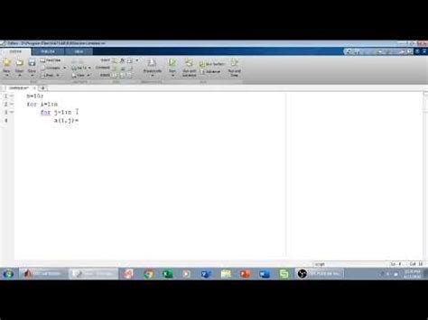 Multiplication Matrix Table In MATLAB YouTube