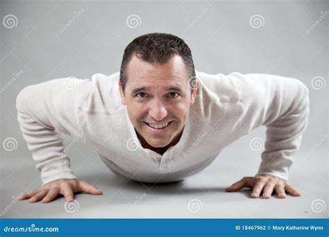 Push Up Stock Photo Image Of Adult Floor Look Aged 18467962