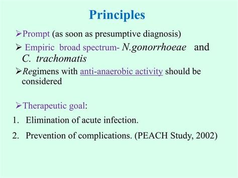 Management Of Pelvic Inflammatory Disease PID PPTX Reproductive Health Diseases And