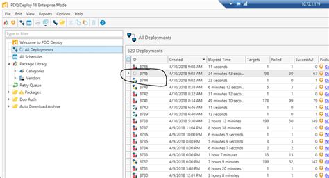 Display Active Deployments Only In Pdq Deploy Software Spiceworks