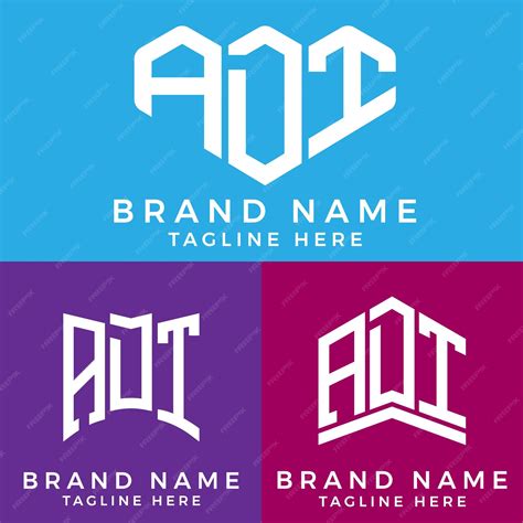 Premium Vector Adi Letter Logo Adi Best Vector Image Adi Monogram Logo Design For