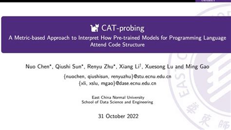 underline cat probing a metric based approach to interpret how pre