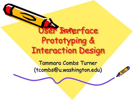Ppt User Interface Prototyping And Interaction Design Powerpoint