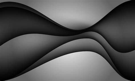 Premium Vector Abstract Grey Black Shadow Curve Overlap Design Modern Futuristic Background Vector