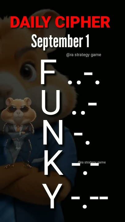 1 September Daily Cipher Code Hamster Combat Code Shorts Viral Youtube