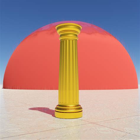 Doric Columns Modeling And Rendering Exercise Scrolller