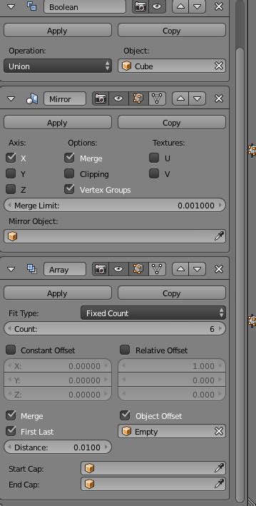 Transforms Array Modifier Does Not Work As Expected Blender Stack