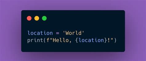 Python What Is An F String Dev Community