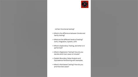 Important Software Testing Interview Questions Youtube