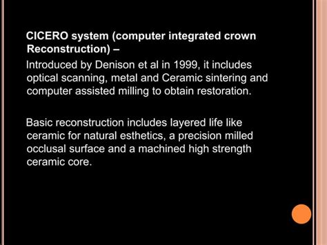 Cad Cam And Cad Cim In Restorative Dentistry Pptx Dental Health Diseases And Conditions