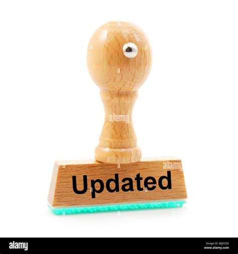 Update Stamp Hi Res Stock Photography And Images Alamy