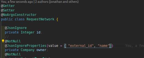 Jsonignoreproperties Is Ignored For Incoming Request Who Has A Property Annotated With