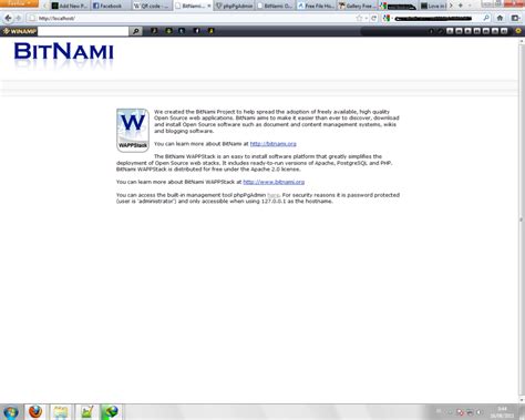 bitnami webserver include postgresql apache and php without manual