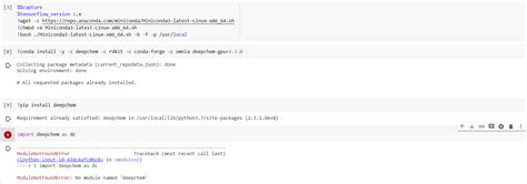 Deepchem Installation Issue In Colab · Issue 1822 · Deepchemdeepchem