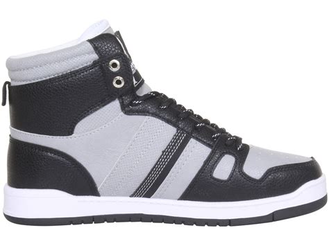 Levis Mens 521 Bb Hi Pebbled Ul Sneakers High Top Shoes Blackgrey Sz