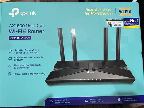 TP Link AX WIFI Router Computers Tech Parts Accessories Networking On Carousell
