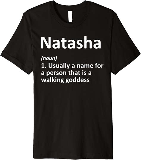 Natasha Definition Personalized Name Funny Birthday T