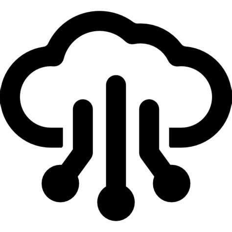 Cloud Computing Internet Cloud Transfer Interface Data Transference Icon