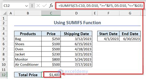 Excel Date Range A Guide ExcelDemy