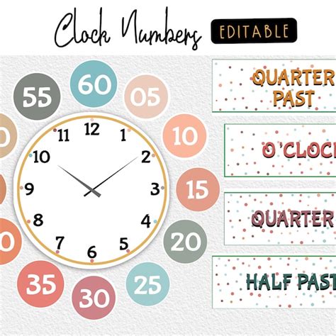 Rainbow Wall Clock Etsy