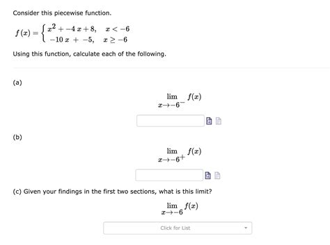 Solved Consider This Piecewise Function Chegg