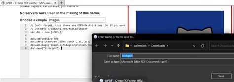 Save Causes Open In Firefox · Issue 3391 · Parallaxjspdf · Github