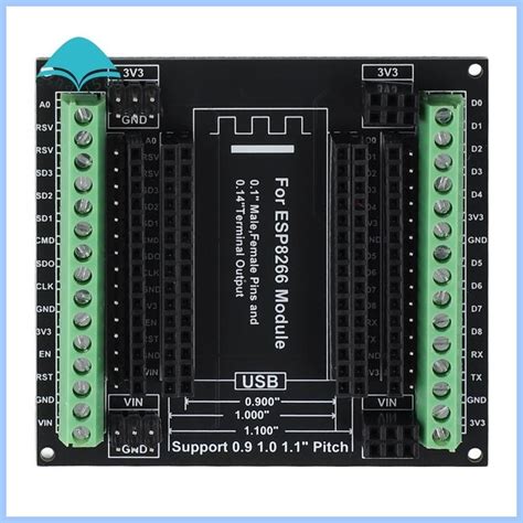 Esp8266 Expansion Board 30pins Gpio 1 Into 3 Breakout Board Compatible With Esp8266 Esp 12e