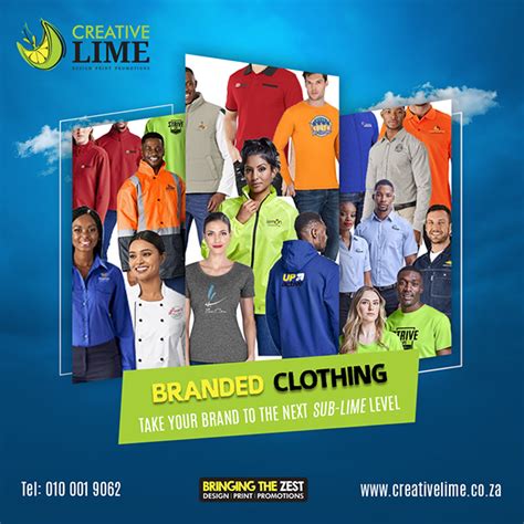 Branded Clothing In South Africa By Creative Lime
