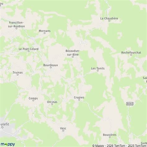 Map Bourdeaux Map Of Bourdeaux 26460 And Practical Information