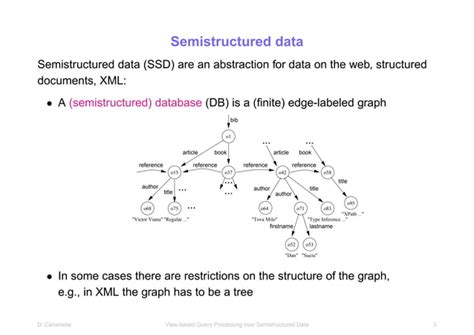view based query processing in semistructured data ppt