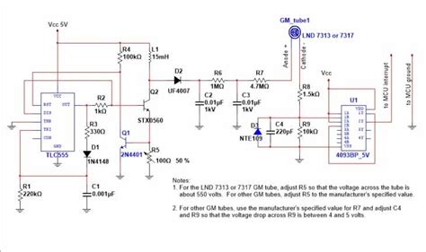 Geiger Counter Circuit V3 172k