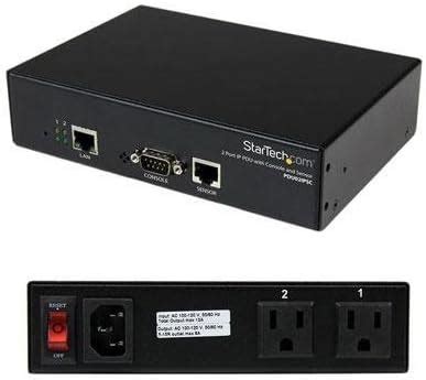 Amazon Com Startech Port Switched Ip Pdu Single Phase Remotely Managed Ip Power Switch W