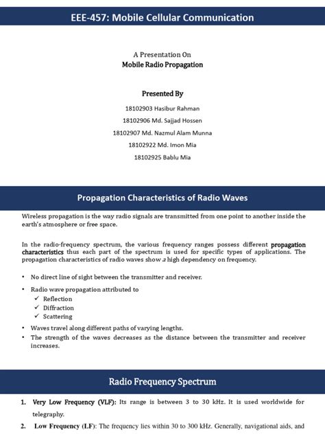 Mobile Radio Propagation Download Free Pdf Radio Propagation High
