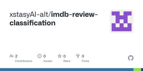 Github Xstasyai Altimdb Review Classification