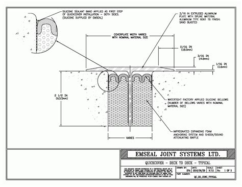Expansion Joint Detail Autocad Dwg Plan N Design